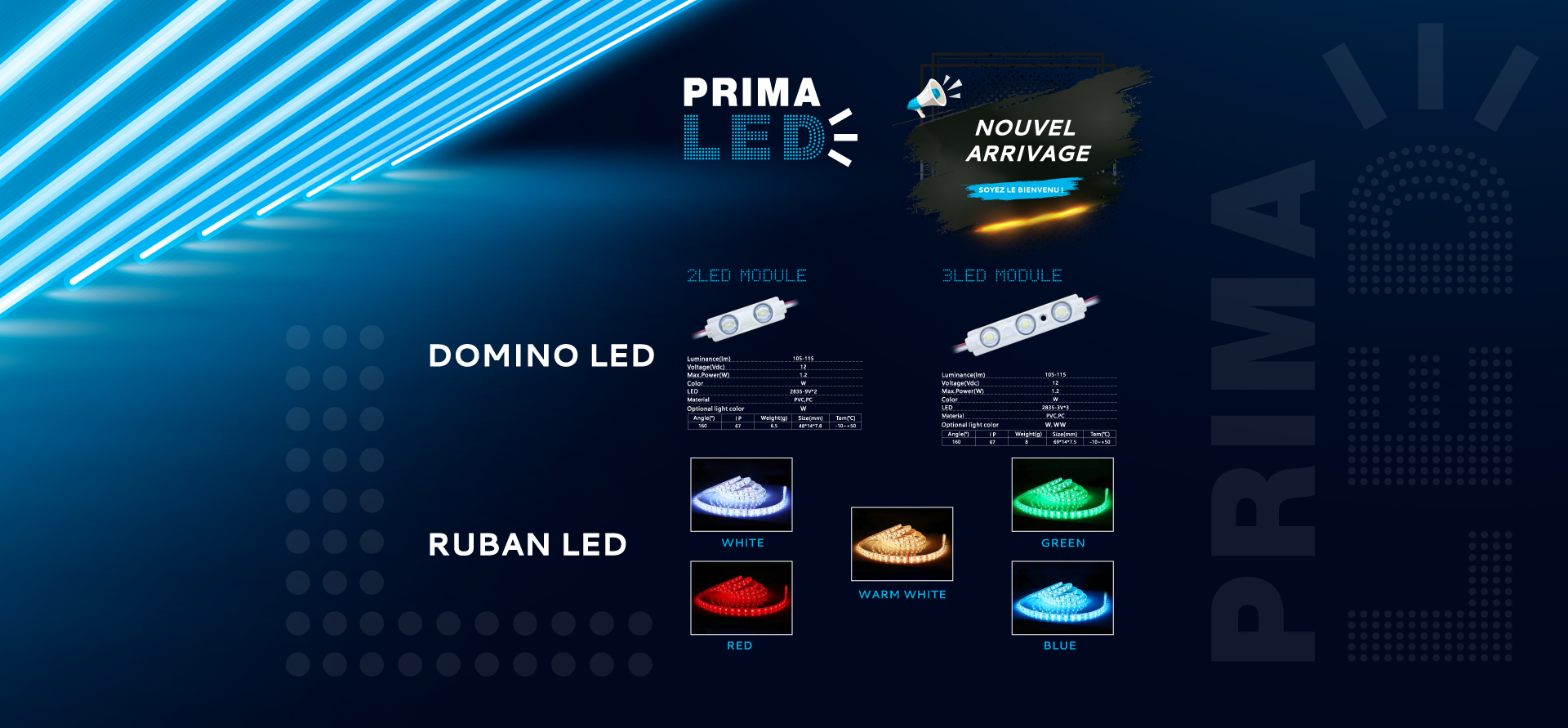 Arrivage PRIMA LED | SOTUMA DECO